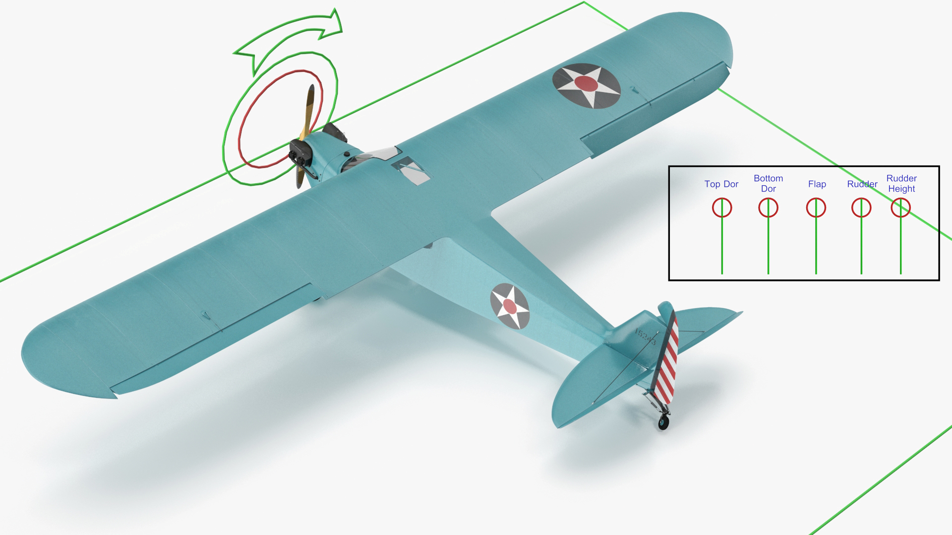 Monoplane Aircraft Piper J-3 Rigged Model - TurboSquid 2217893