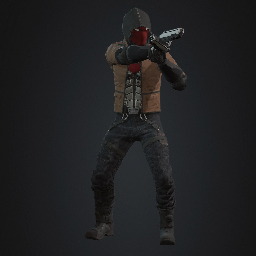Red Hood Character Model - TurboSquid 2418104