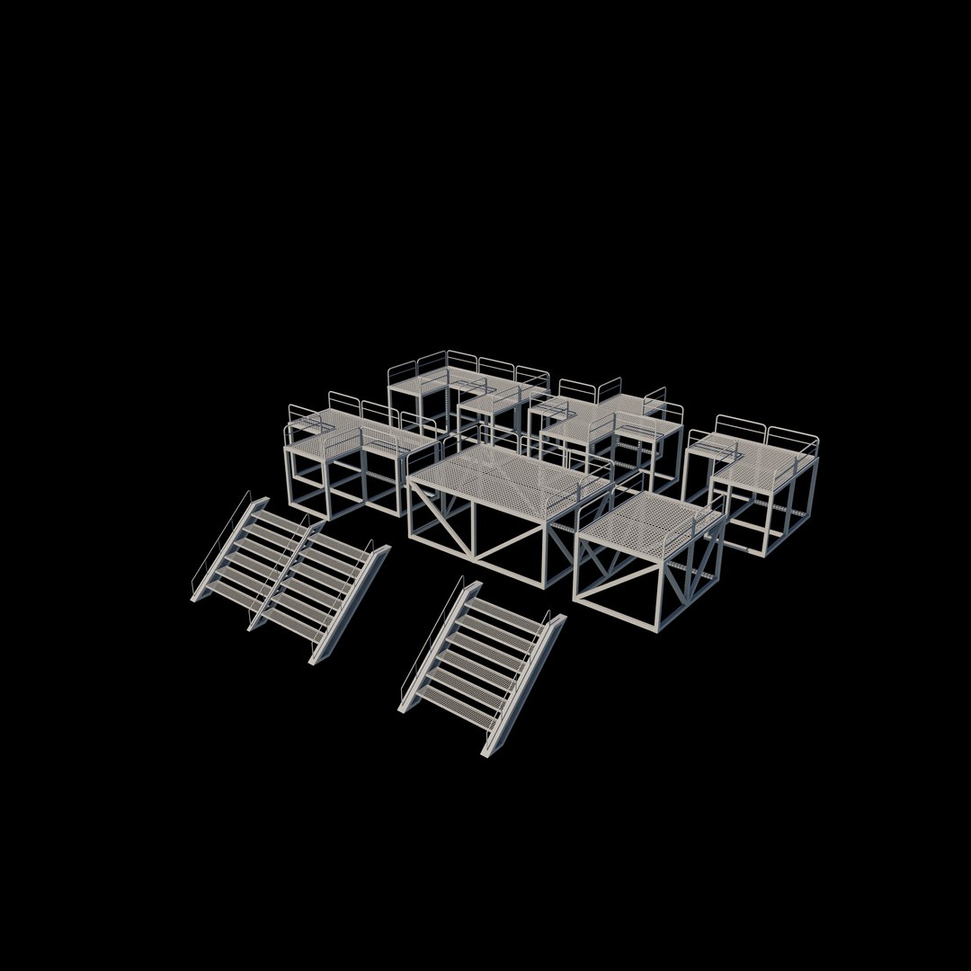 Modular Platform 3D Model 3D Model - TurboSquid 2340467