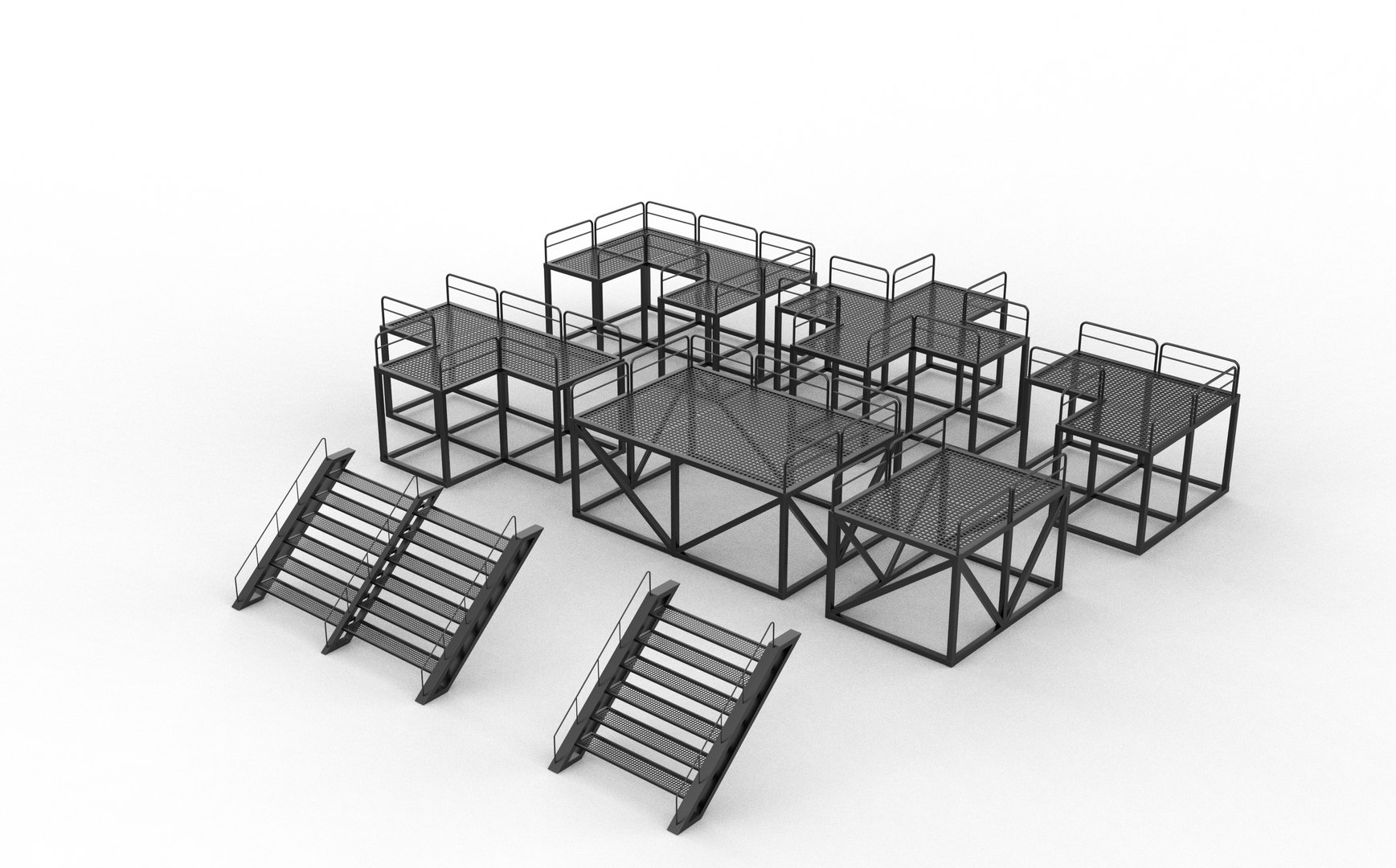 Modular Platform 3D Model 3D Model - TurboSquid 2340467