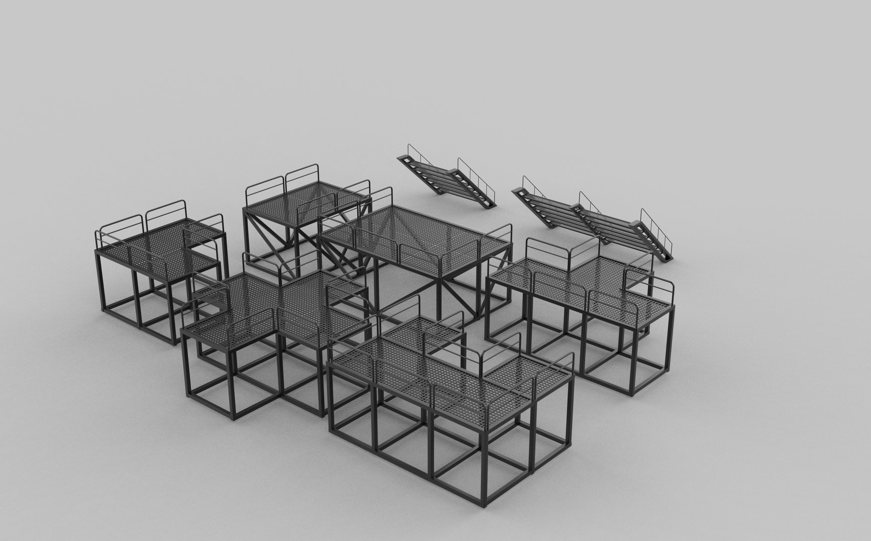 Modular Platform 3D Model 3D Model - TurboSquid 2340467