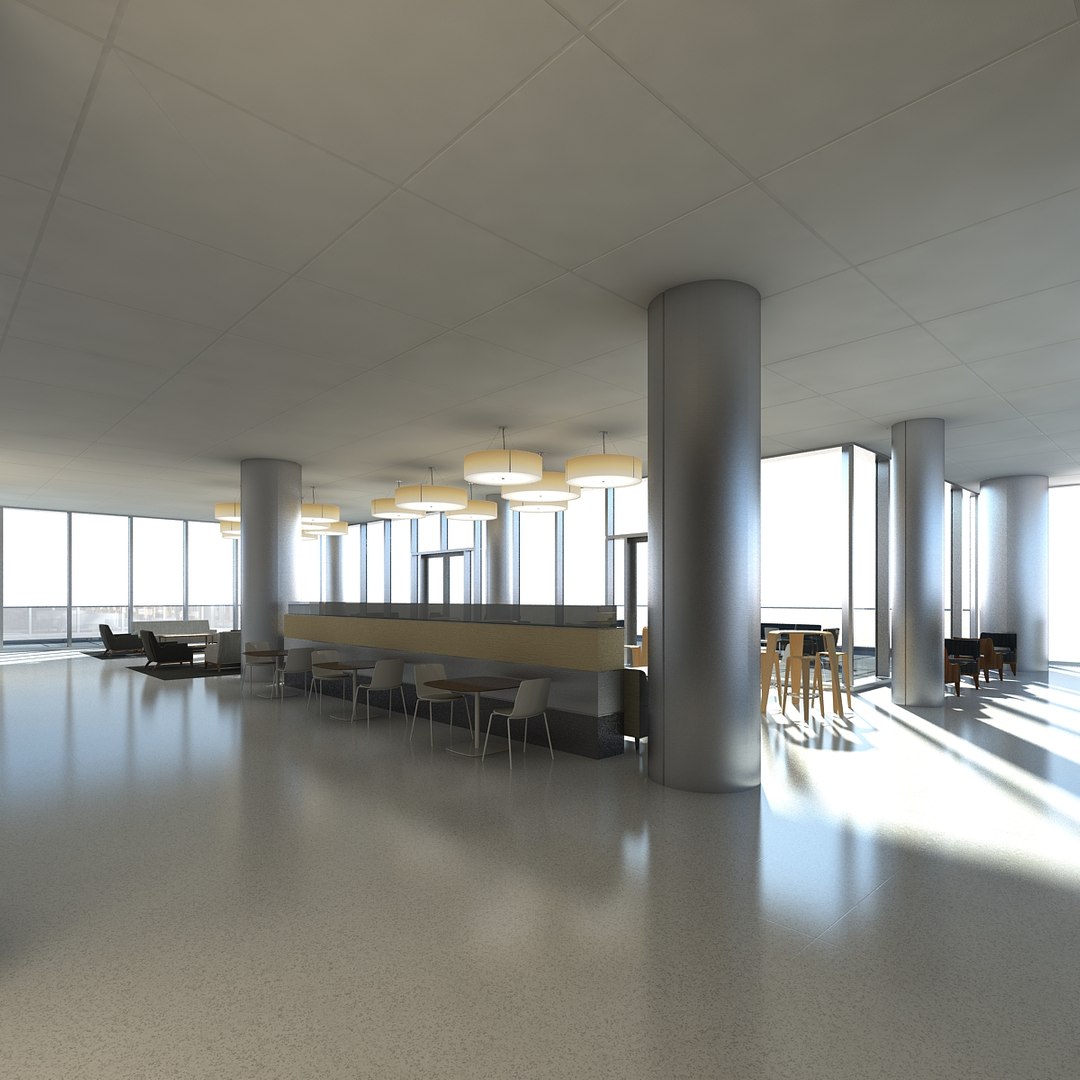 Bar Lounge 3d Model
