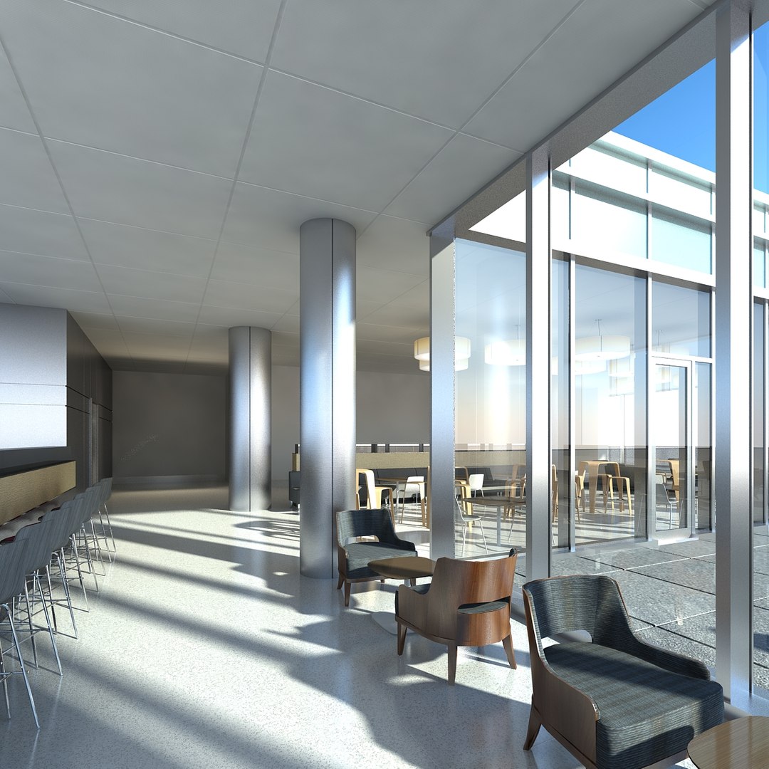 Bar Lounge 3d Model