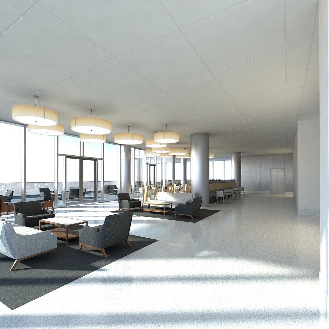 Bar Lounge 3d Model