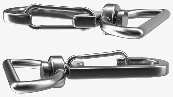 3D Metal Claw Clasp Silver Set - TurboSquid 1820861