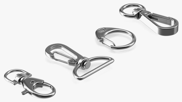 3D Metal Claw Clasp Silver Set - TurboSquid 1820861