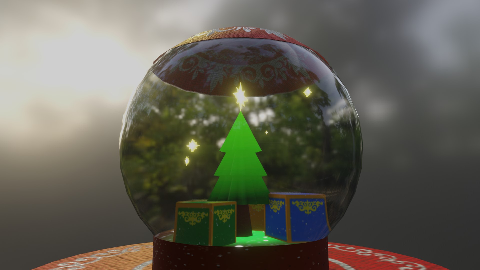 PRETTY CHRISTMAS CRYSTAL BALL 3D model - TurboSquid 2156837