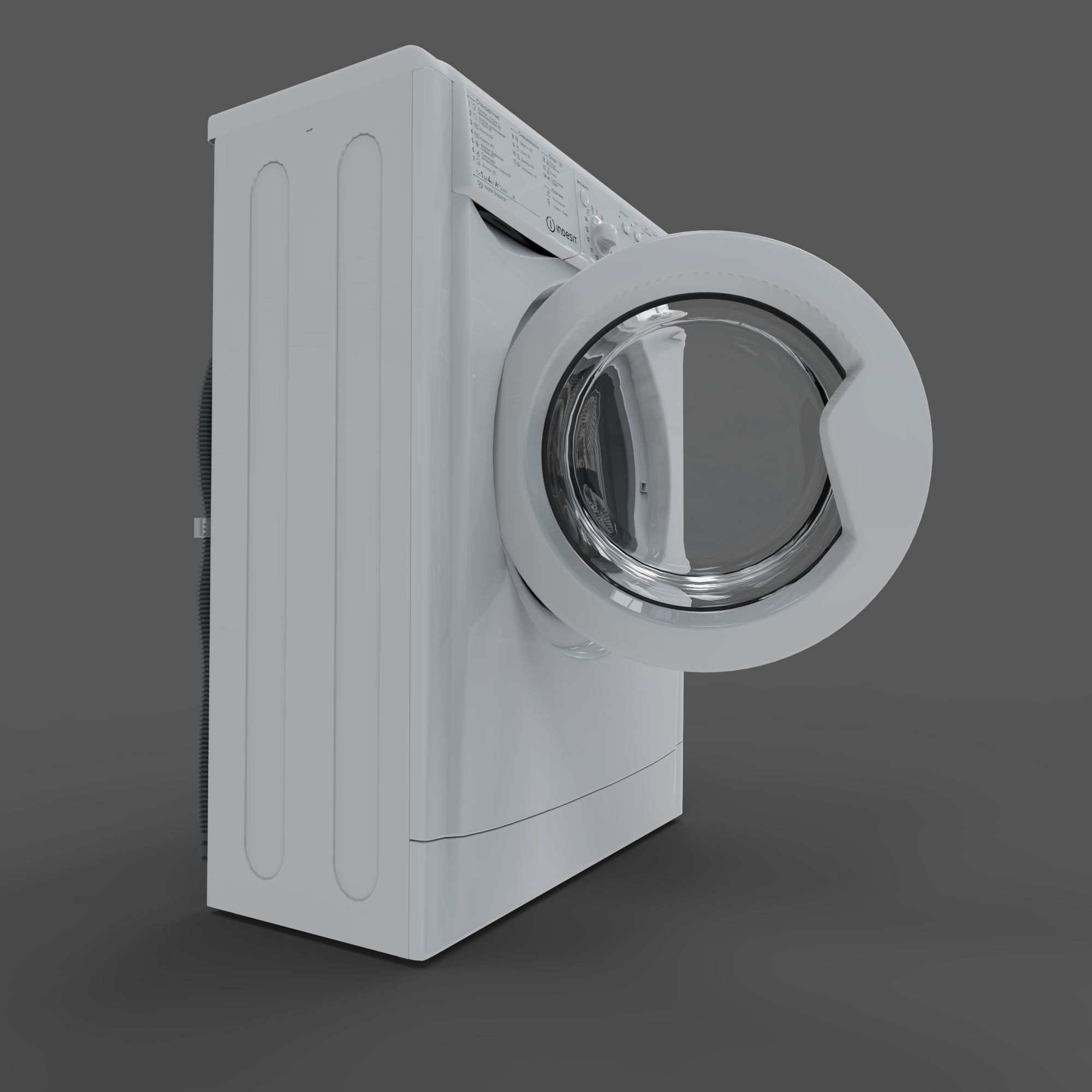 3D washing machine Indesit IWUC40851 - TurboSquid 1923320