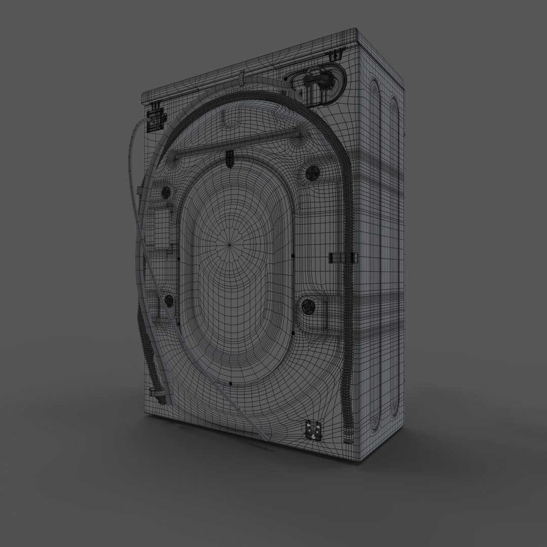 3D washing machine Indesit IWUC40851 - TurboSquid 1923320