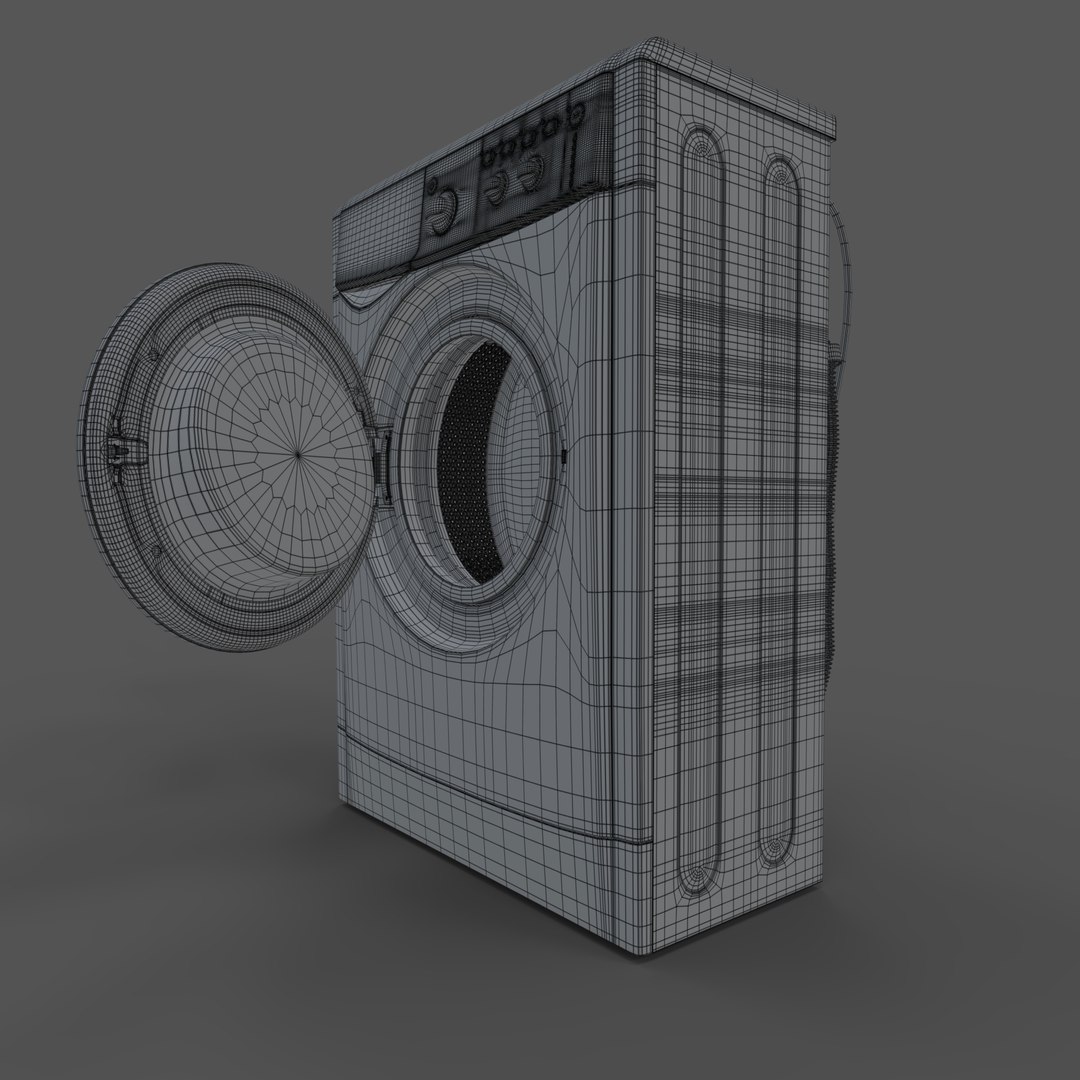 3D Washing Machine Indesit IWUC40851 - TurboSquid 1923320