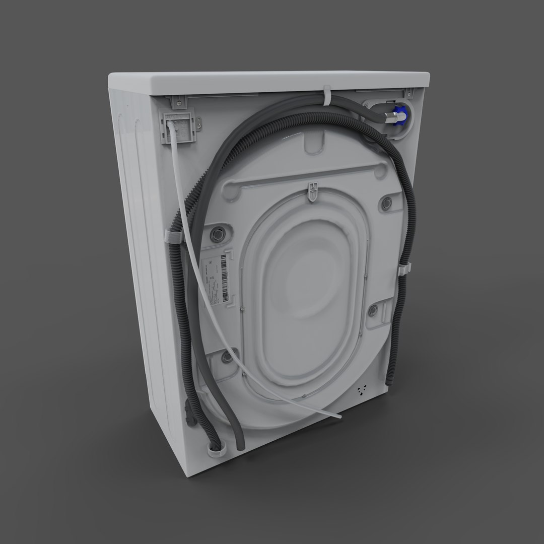 3D Washing Machine Indesit IWUC40851 - TurboSquid 1923320