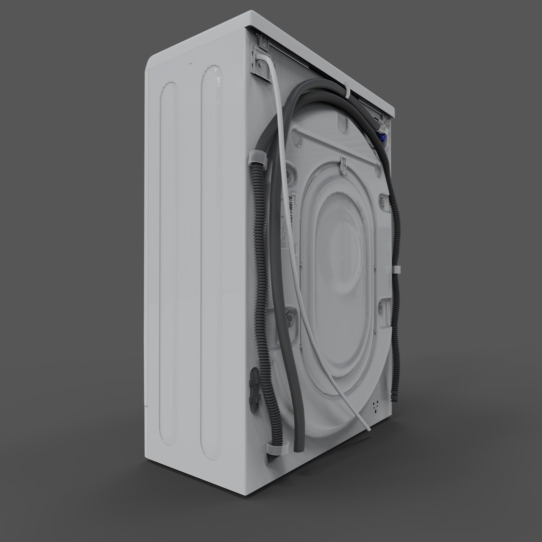 3D Washing Machine Indesit IWUC40851 - TurboSquid 1923320