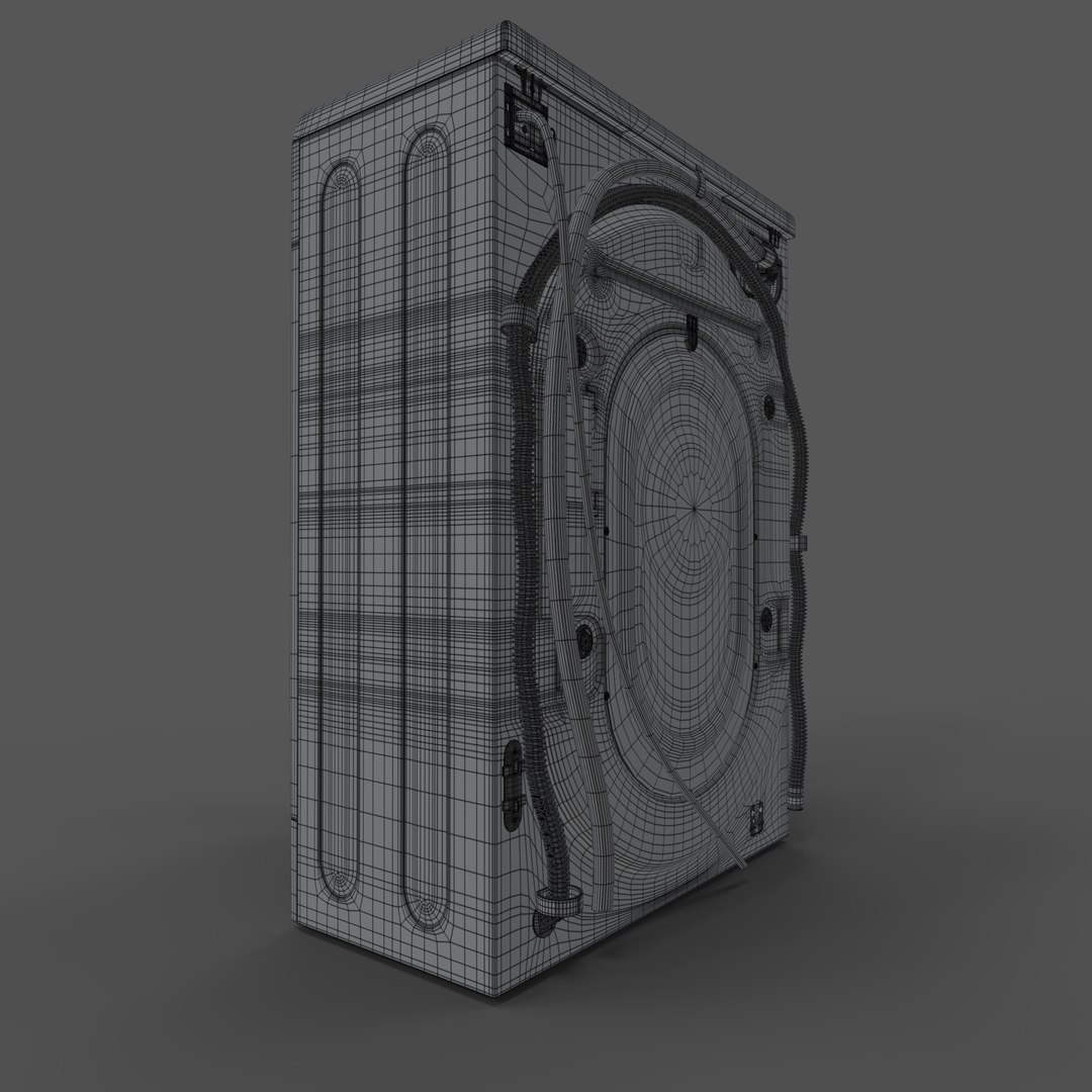 3D Washing Machine Indesit IWUC40851 - TurboSquid 1923320