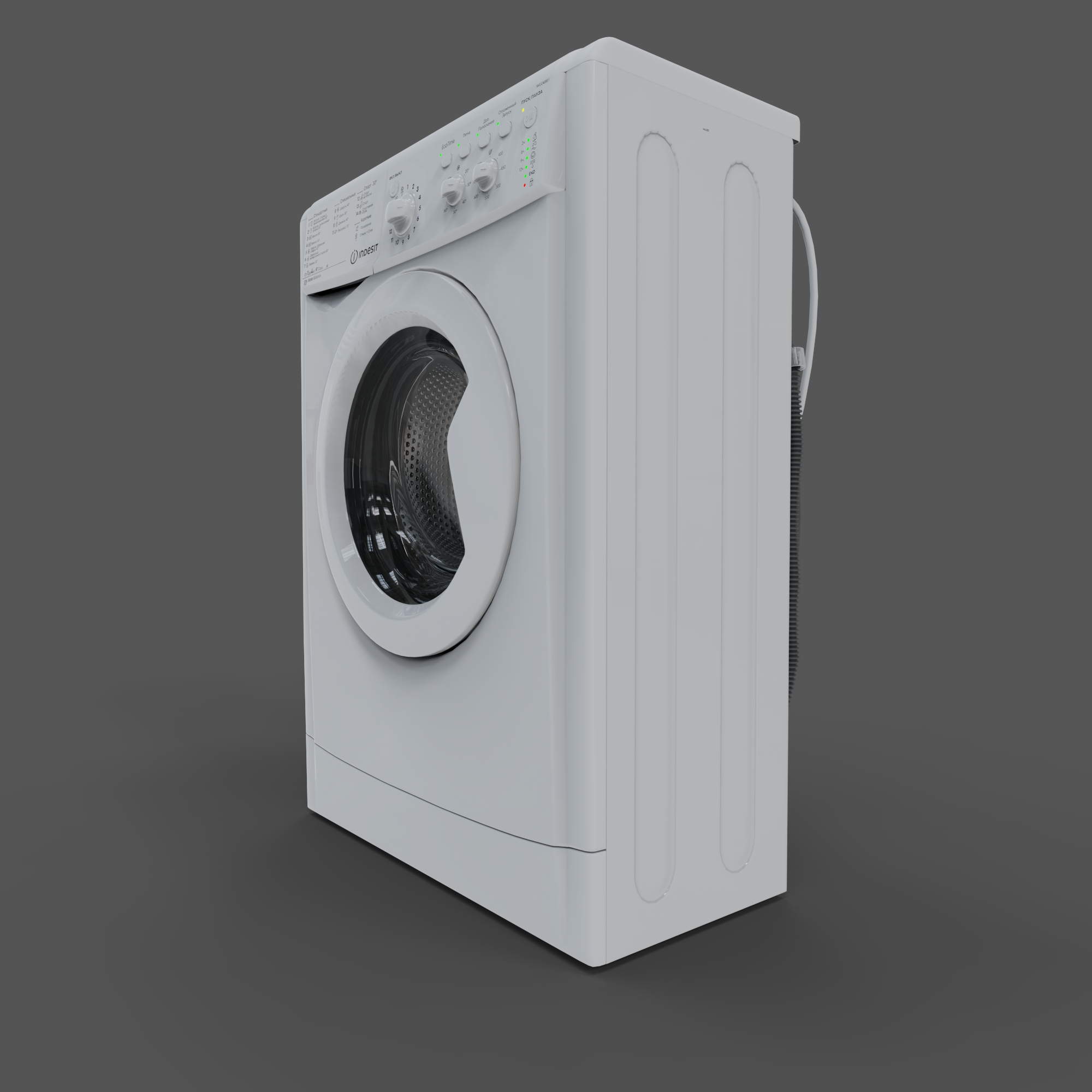 3D washing machine Indesit IWUC40851 - TurboSquid 1923320