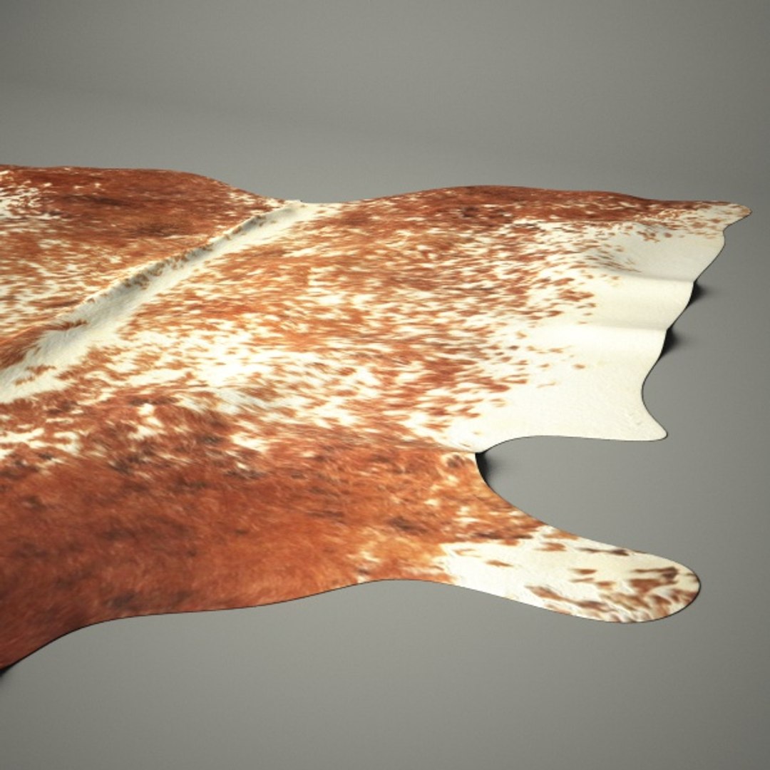 3d Cow Carpet 5 Model