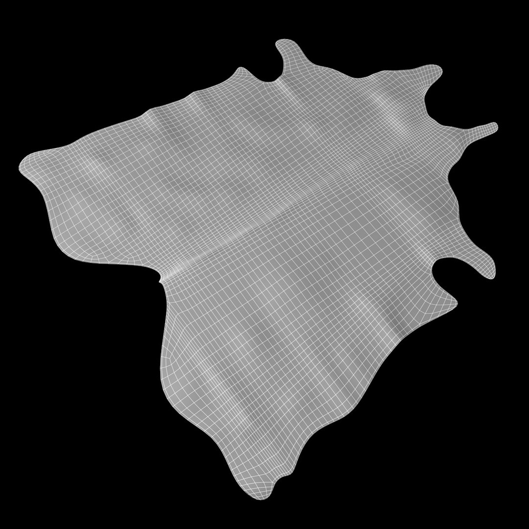 3d Cow Carpet 5 Model