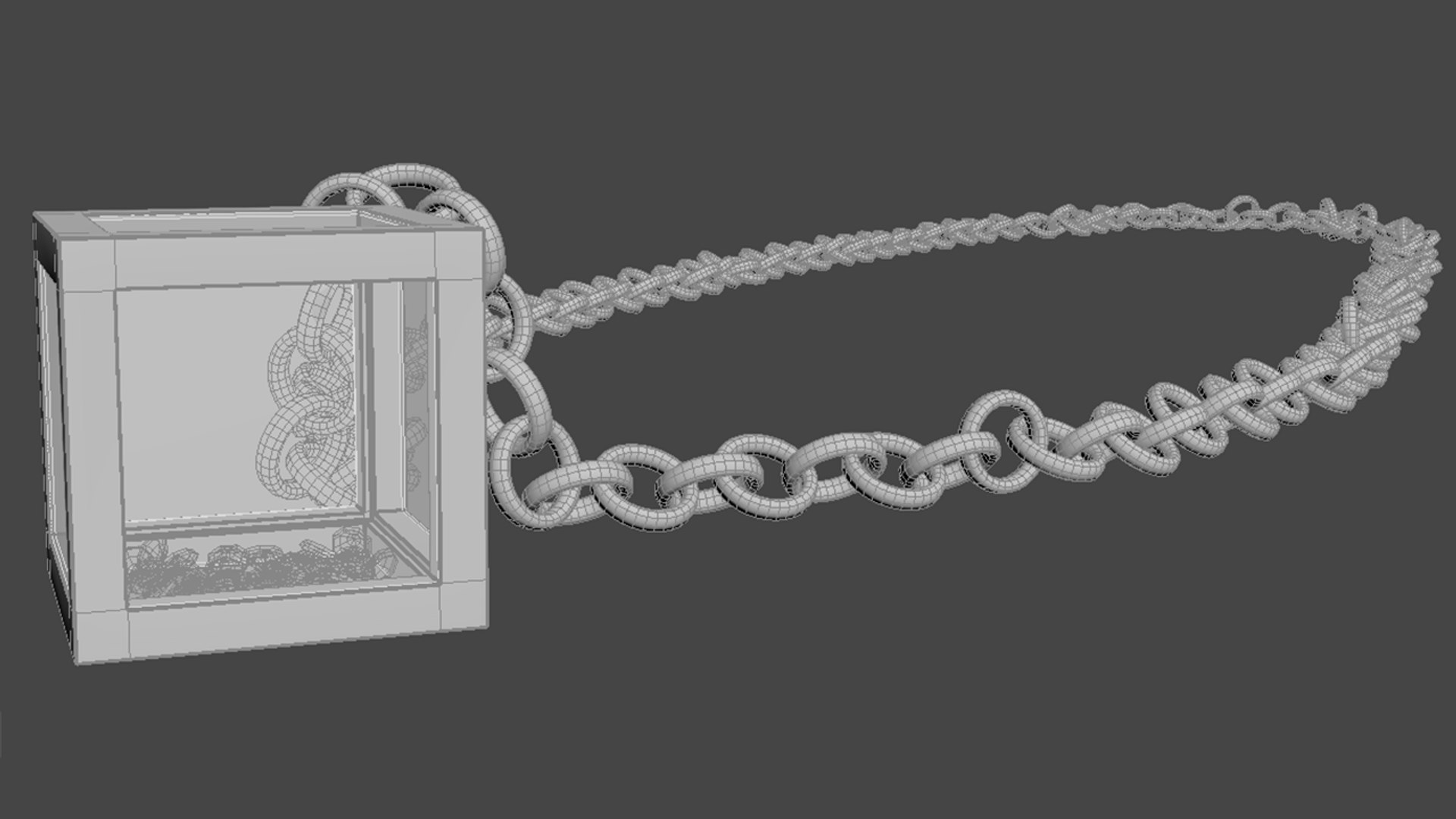 3D Chain Pendant Model - TurboSquid 1505710