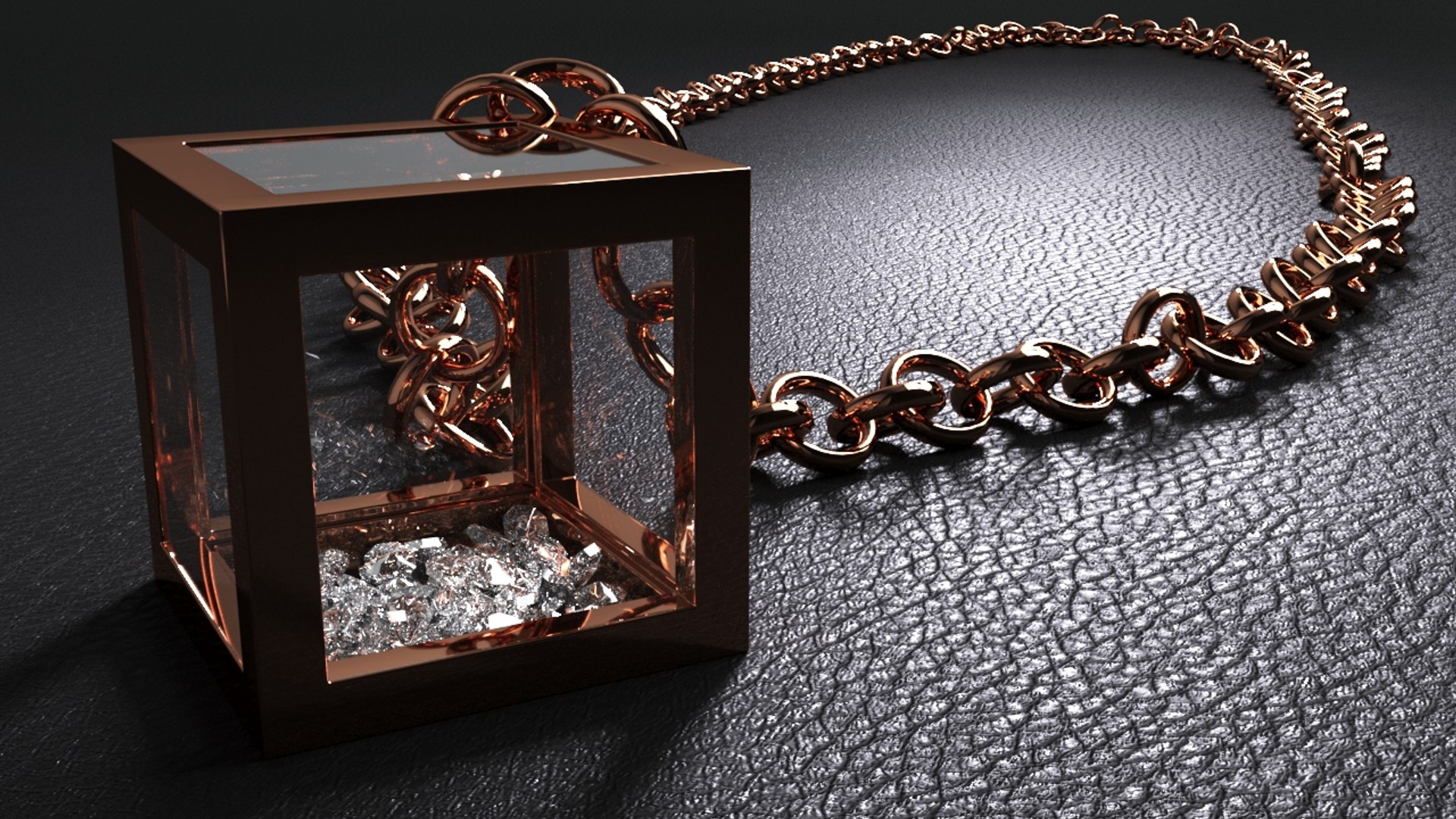 3D Chain Pendant Model - TurboSquid 1505710