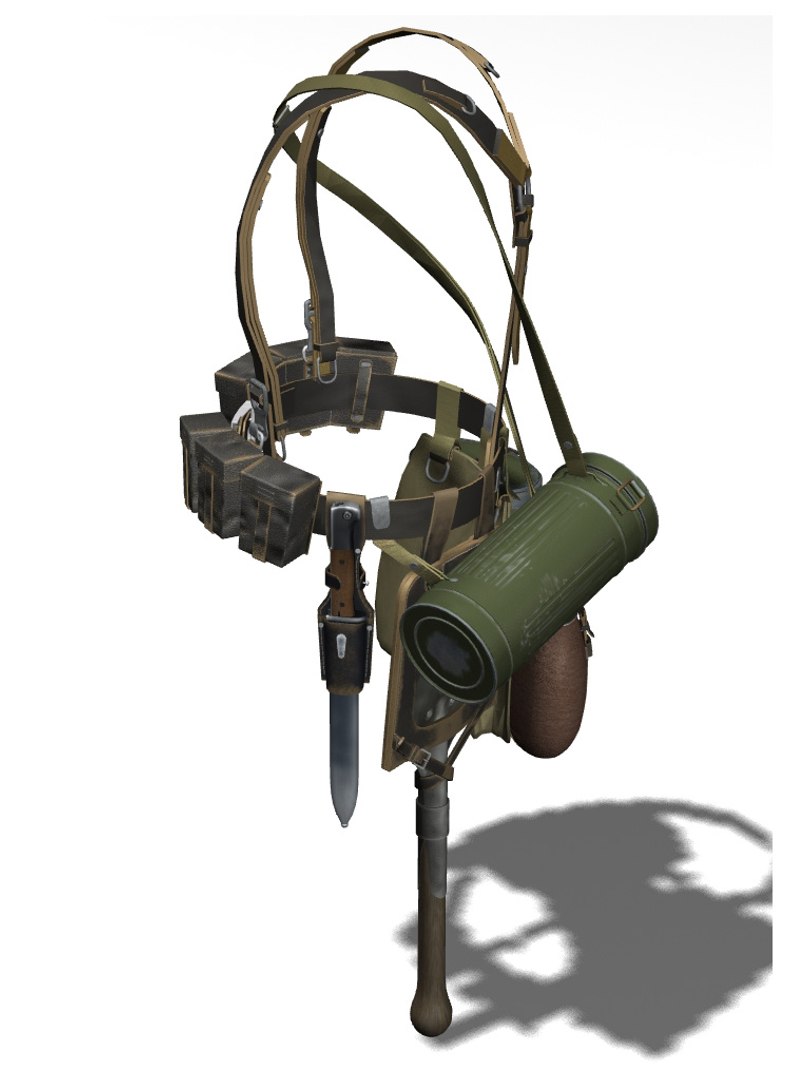 3d Wwii German Y-belt Model