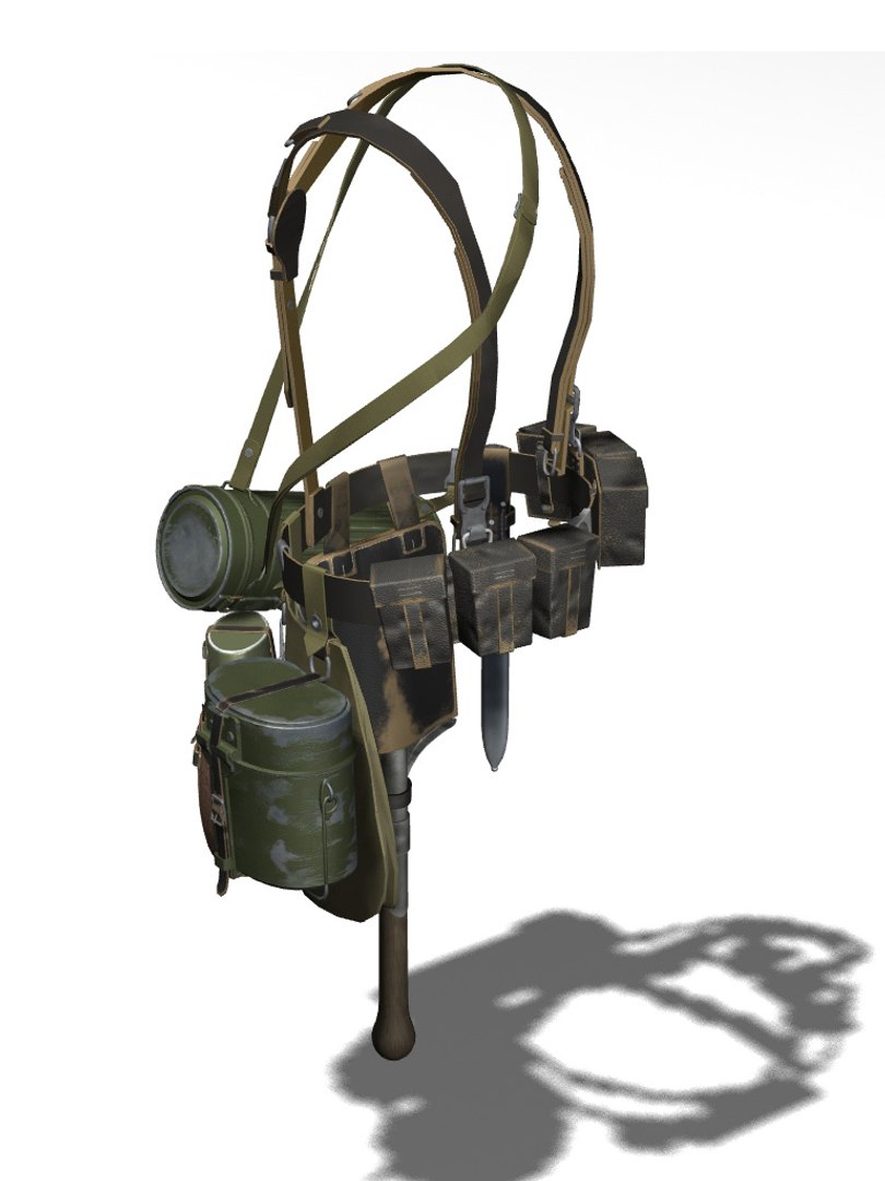 3d Wwii German Y-belt Model