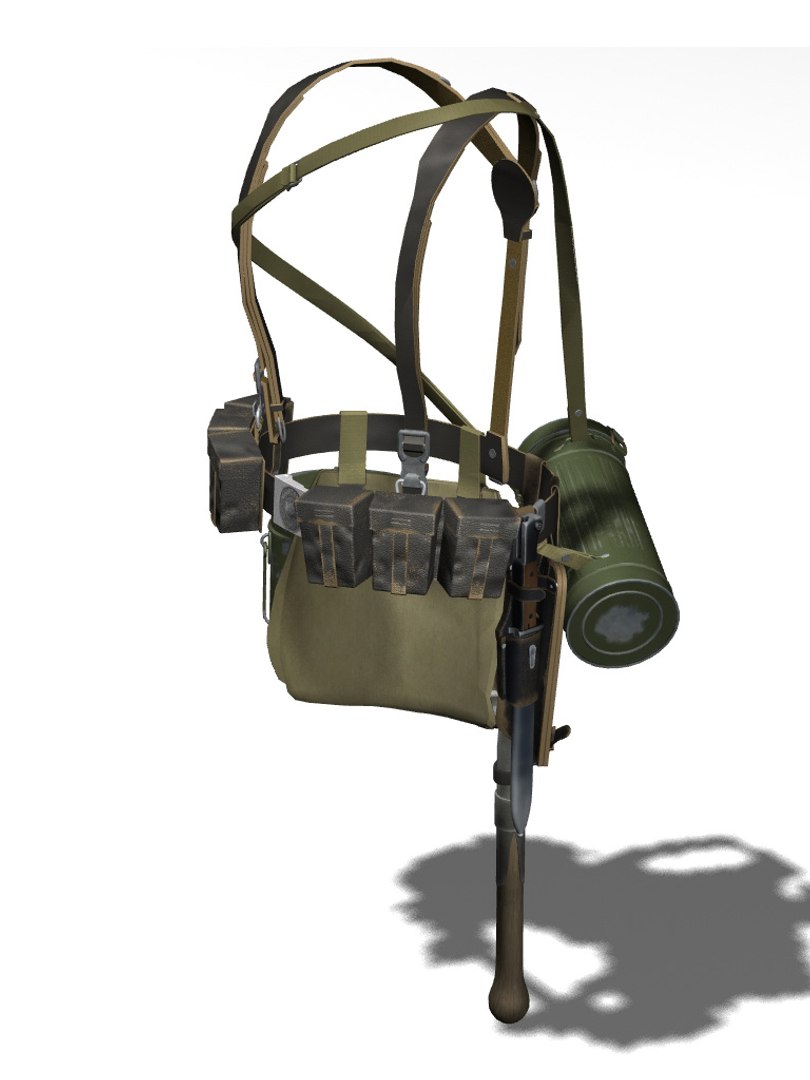 3d Wwii German Y-belt Model