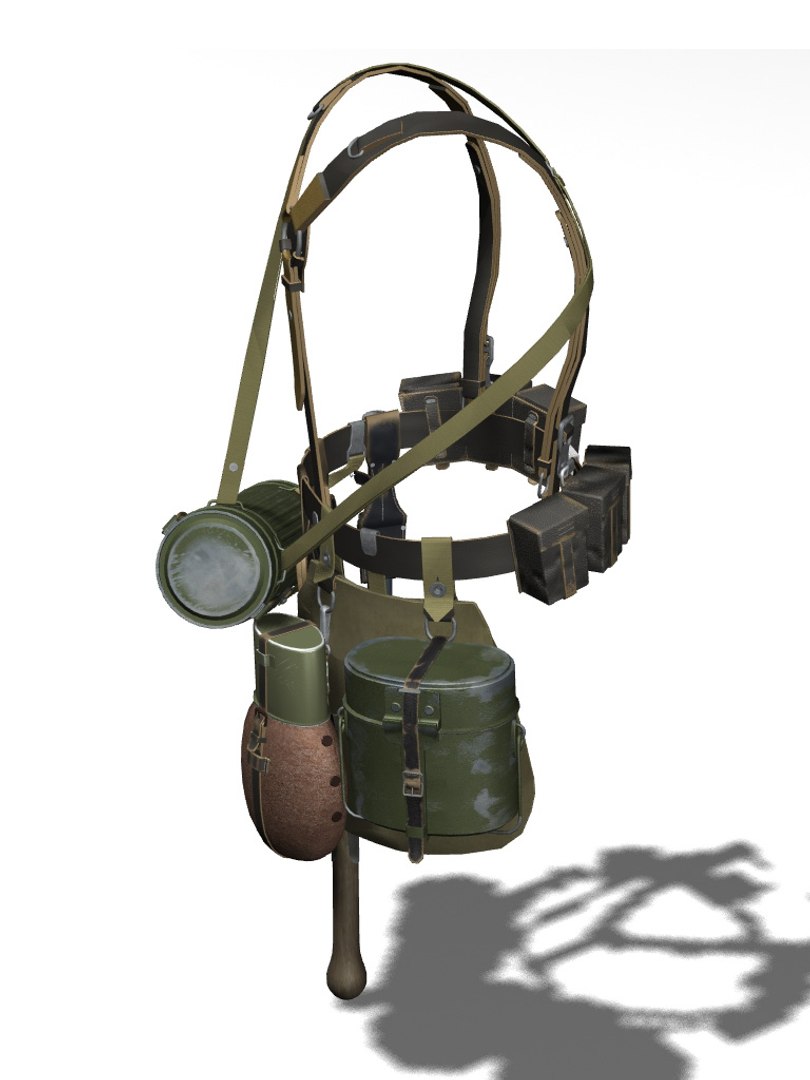 3d Wwii German Y-belt Model