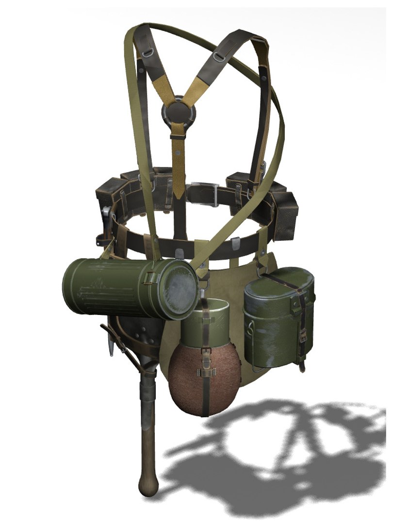 3d Wwii German Y-belt Model