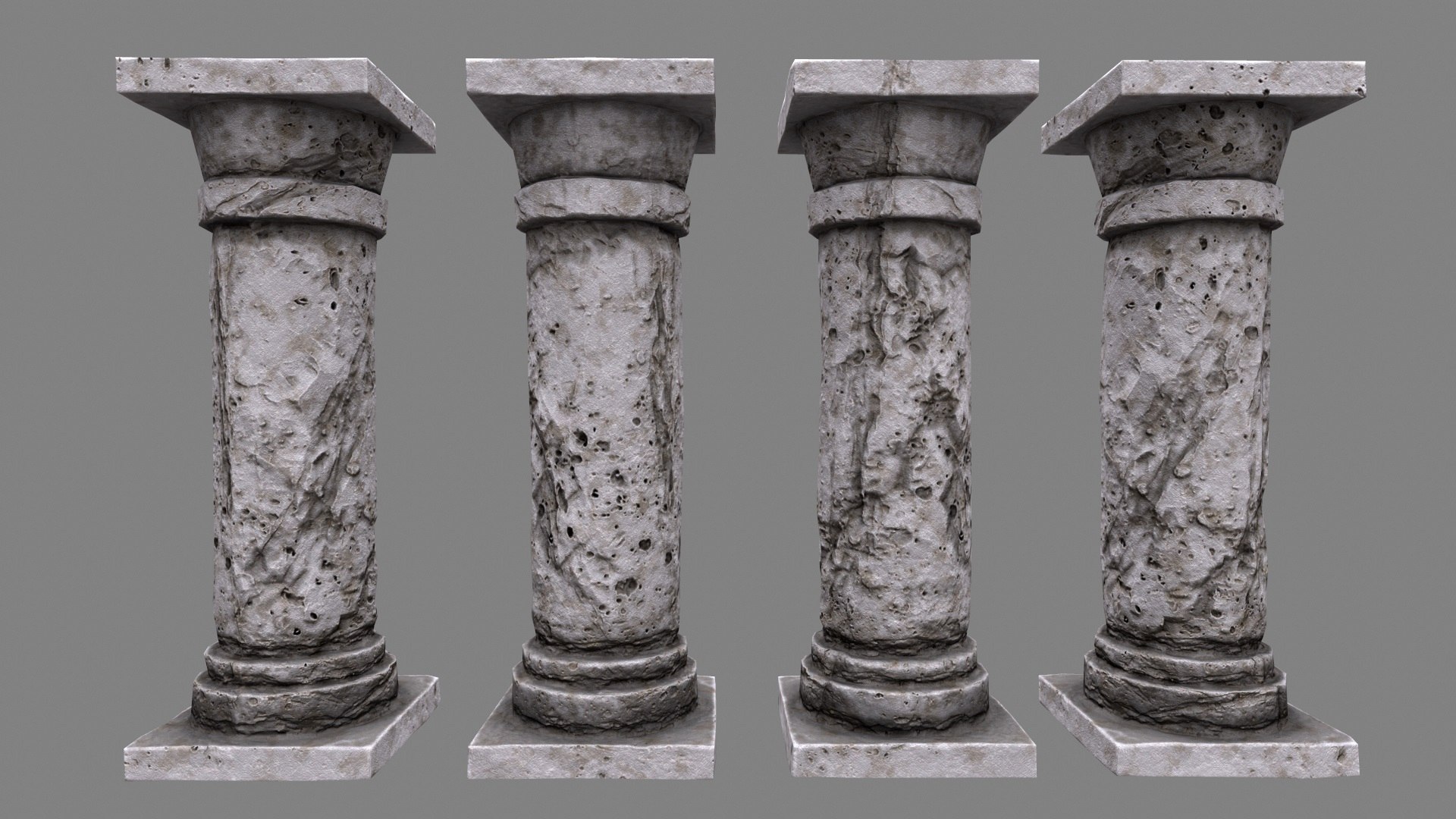 3d Model Pillar 2