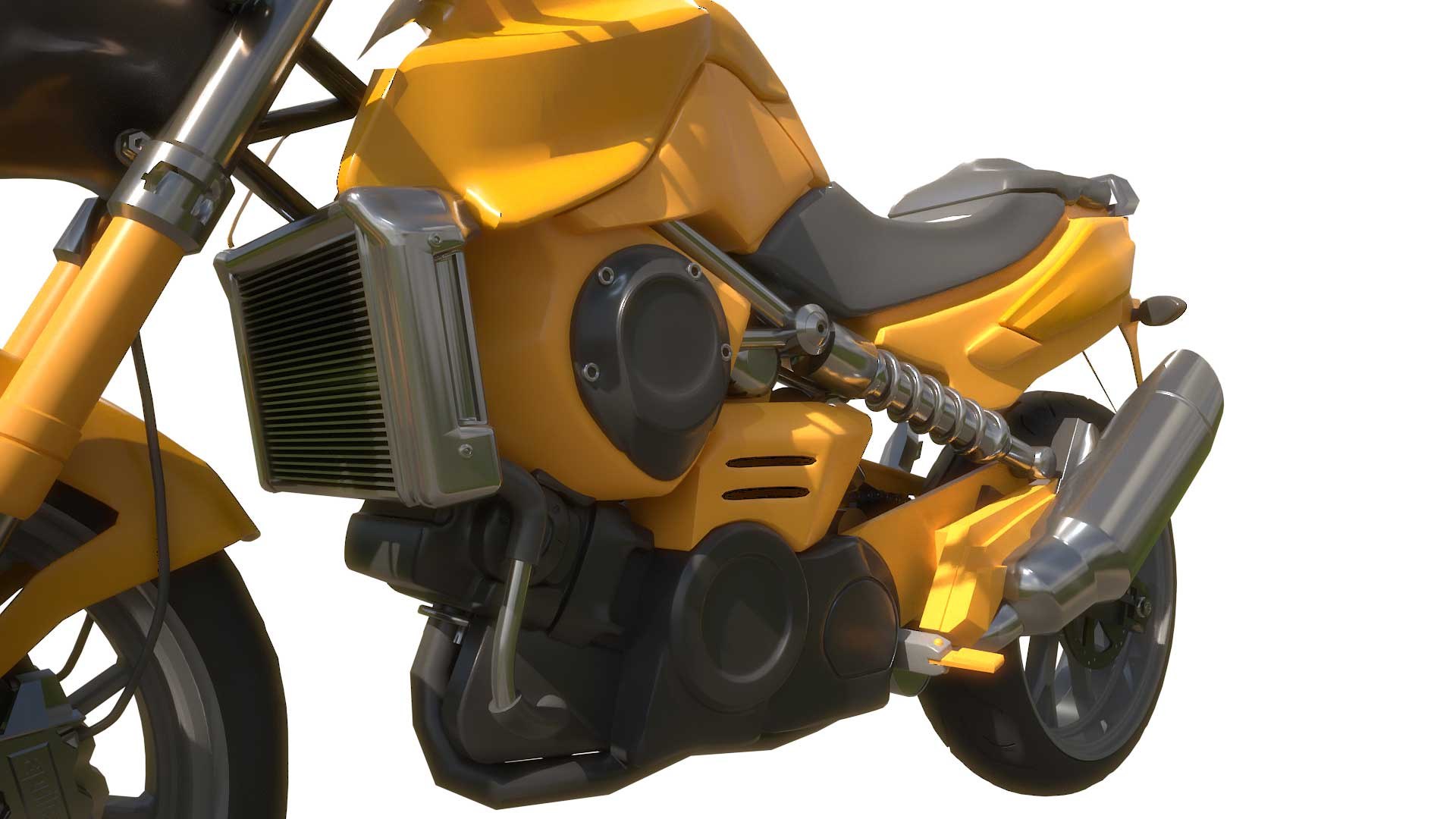 Heavy Bike 3D Model 3D Model - TurboSquid 2292435