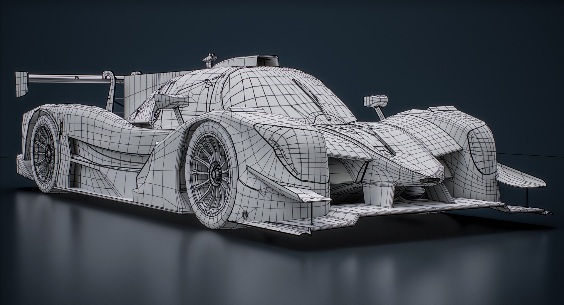 Ligier JS P325 LMP3 Season 2025 White Mockup 3D - TurboSquid 2339923