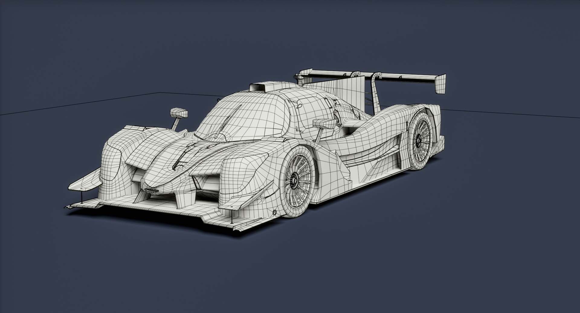 Ligier JS P325 LMP3 Season 2025 White Mockup 3D - TurboSquid 2339923