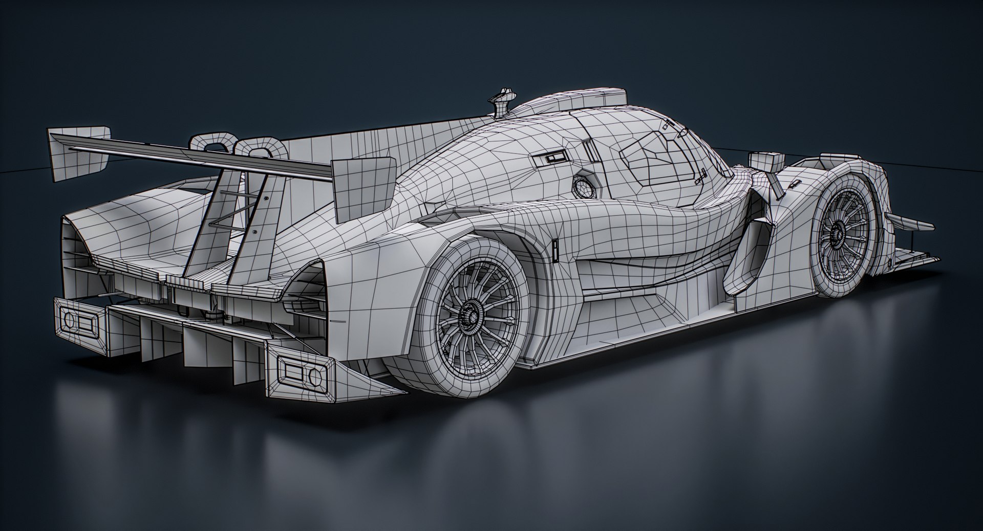 Ligier JS P325 LMP3 Season 2025 White Mockup 3D - TurboSquid 2339923