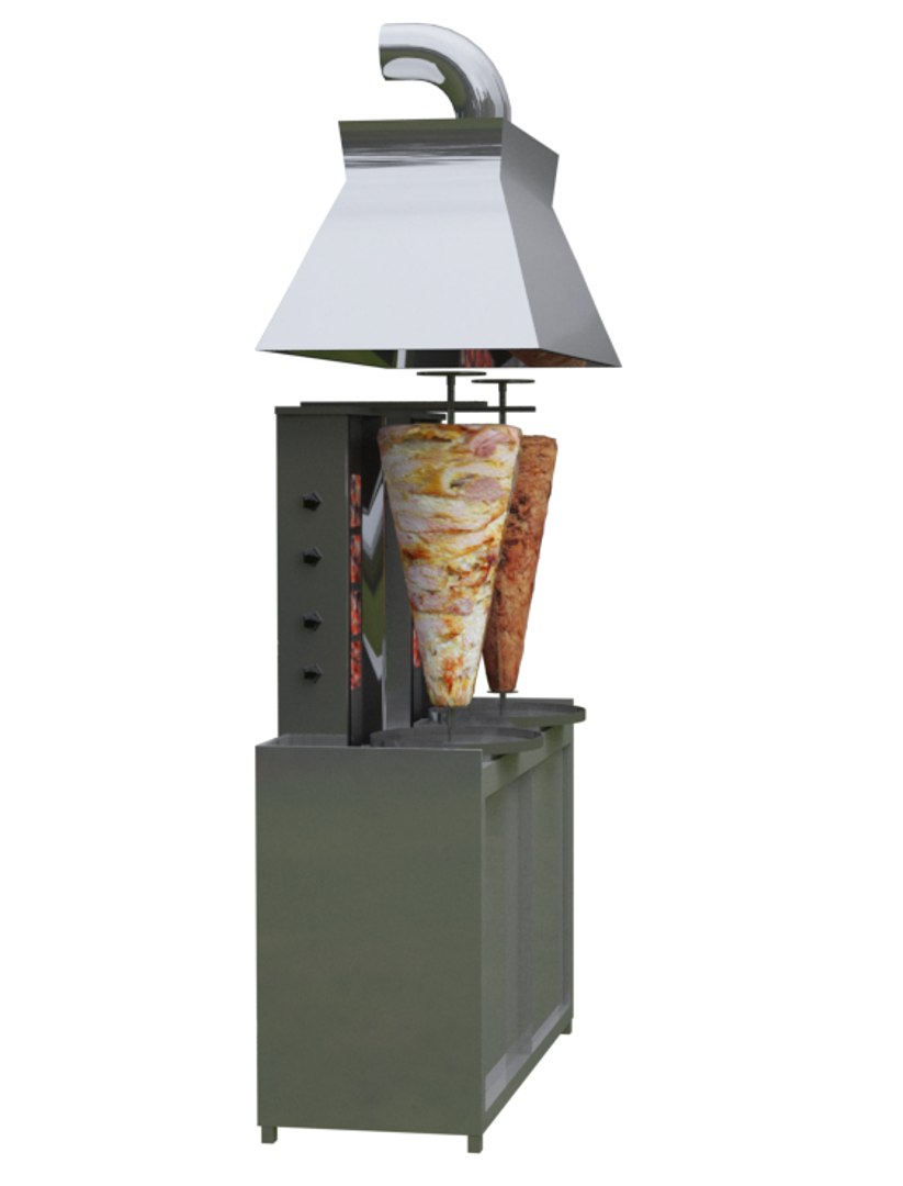 Doner machine flue 3D model - TurboSquid 1479334