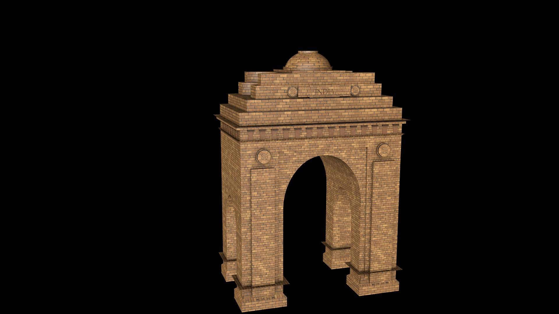 3D India Gate - TurboSquid 1719628