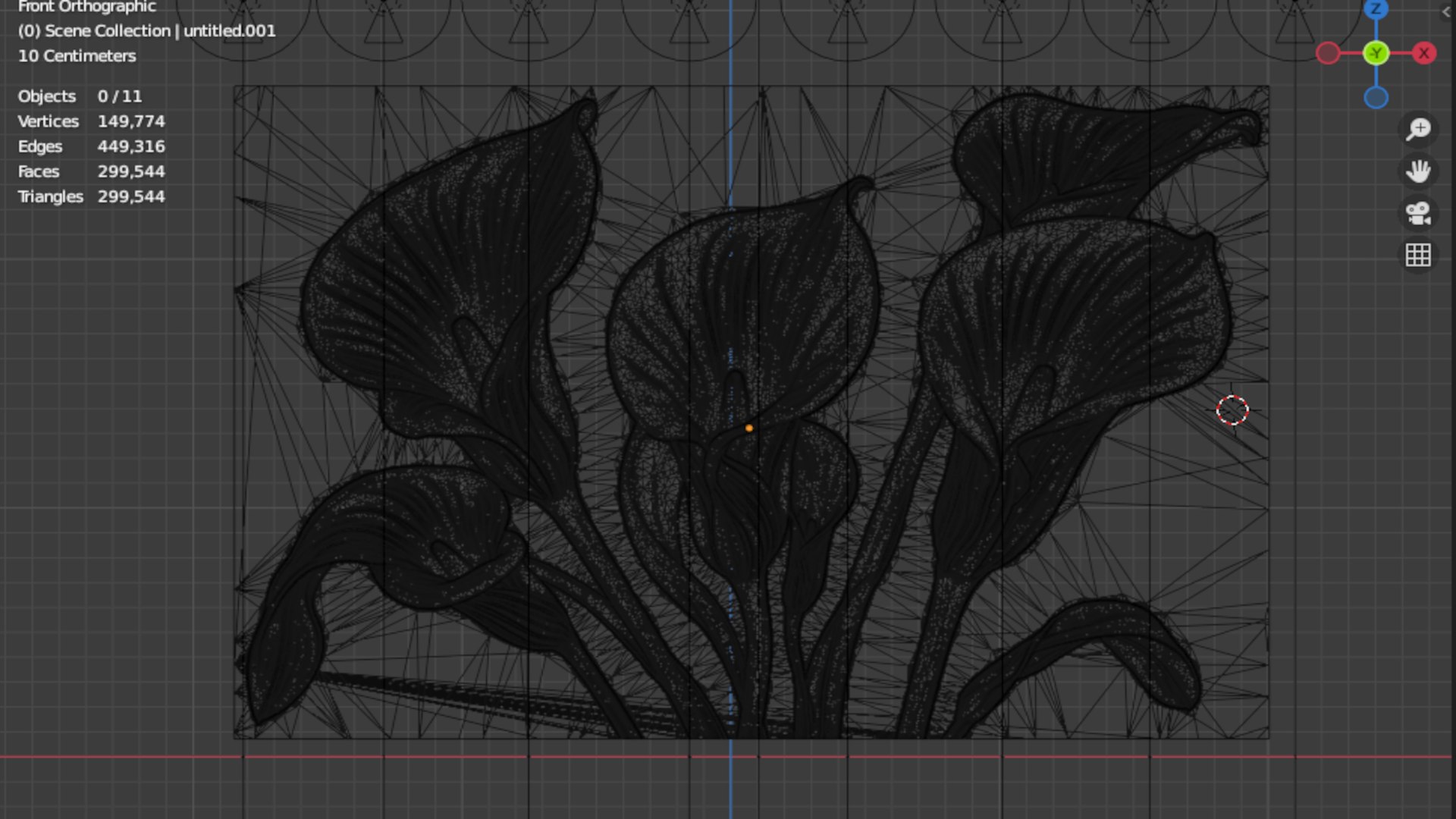 Modern Calla Lily Panel Wall Decor Set Relief Mural CNC 152 3D Model ...