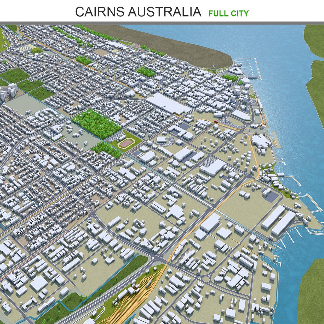 3D Cairns Australia Model - TurboSquid 1719729