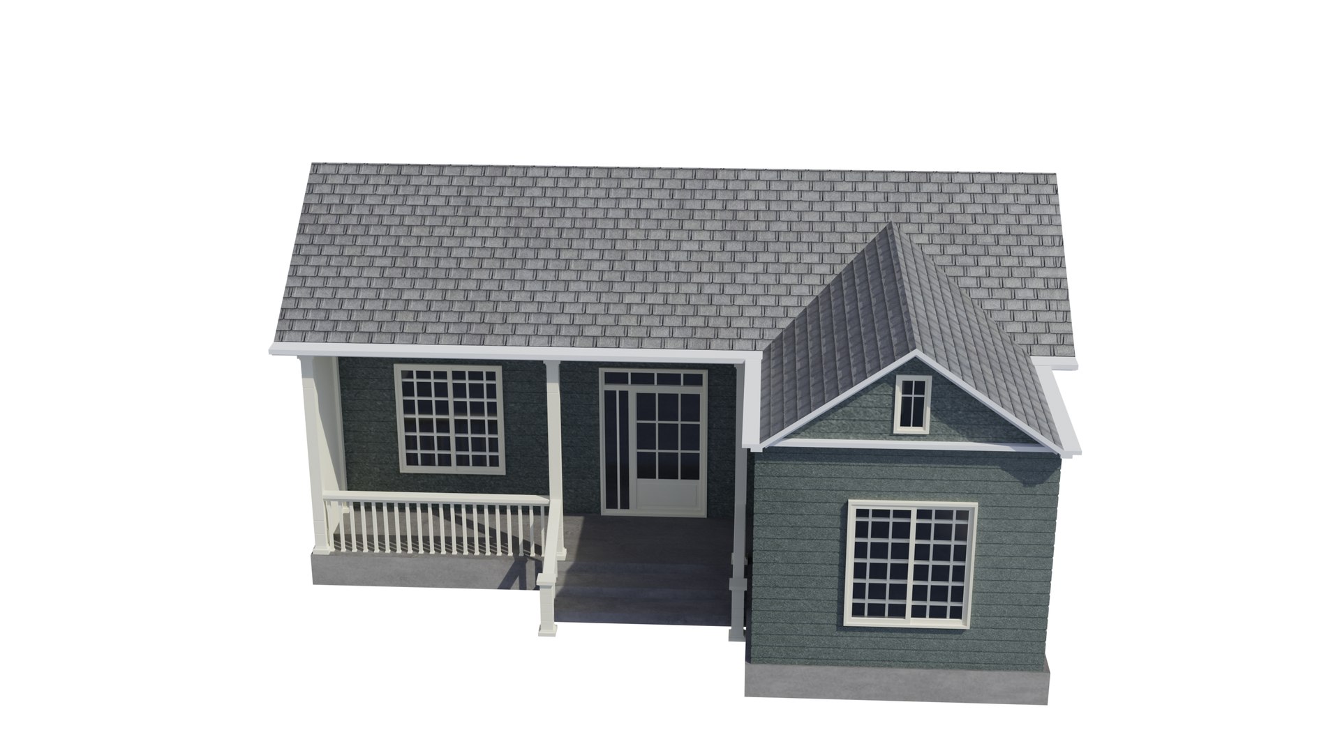 3D Simple House 004 Model - TurboSquid 2116165