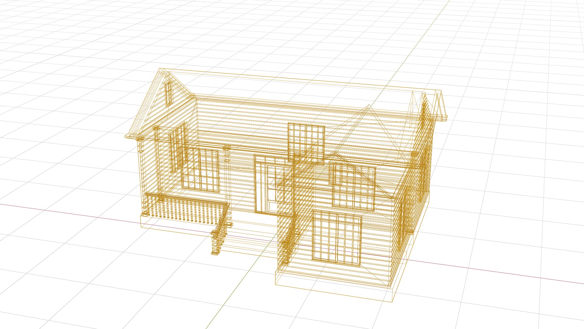 3D Simple House 004 Model - TurboSquid 2116165