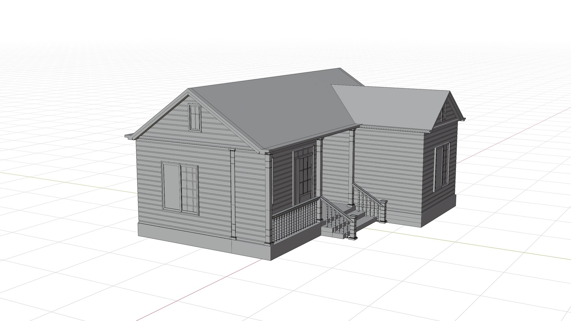 3D Simple House 004 Model - TurboSquid 2116165