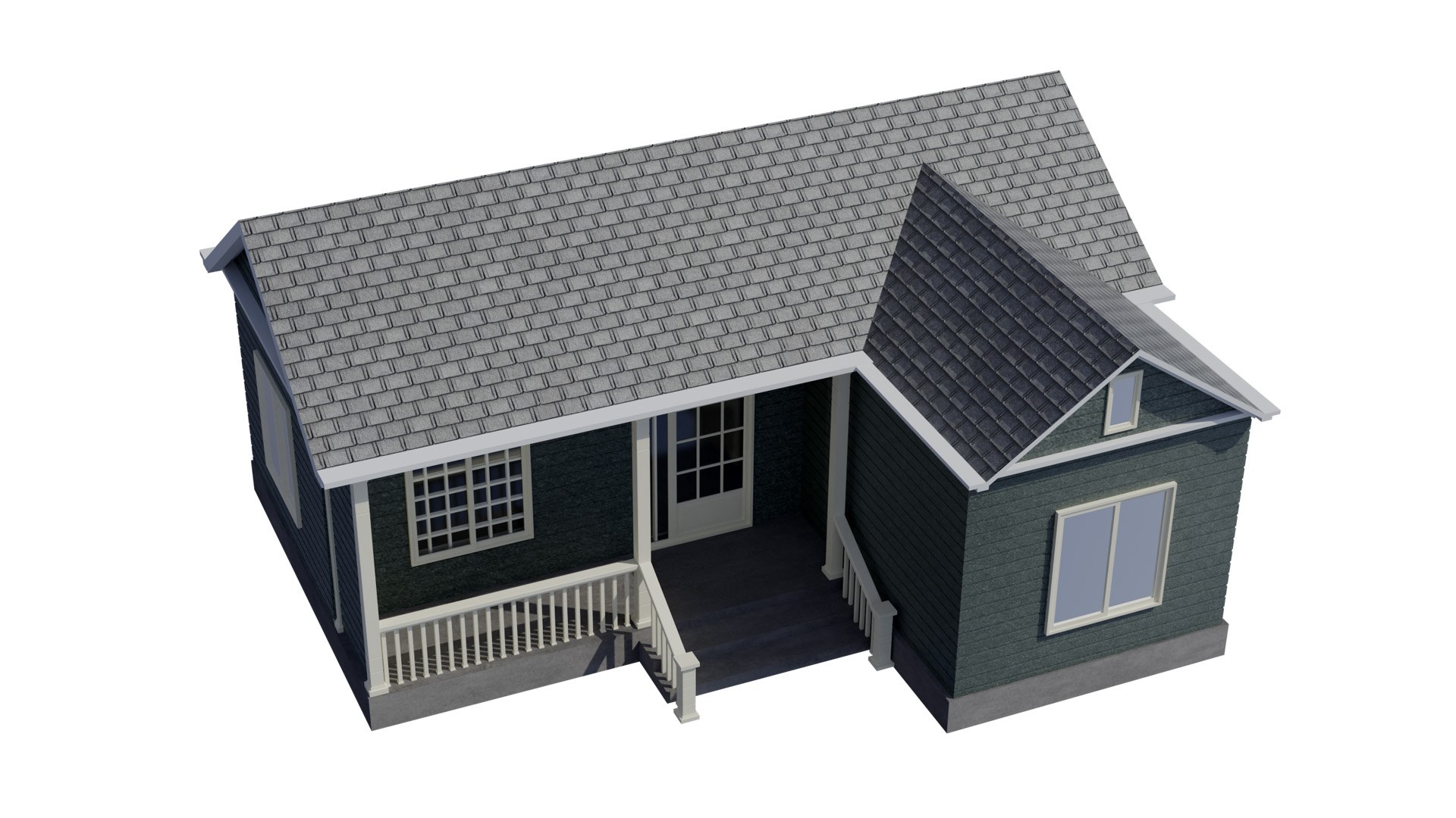 3D Simple House 004 Model - TurboSquid 2116165