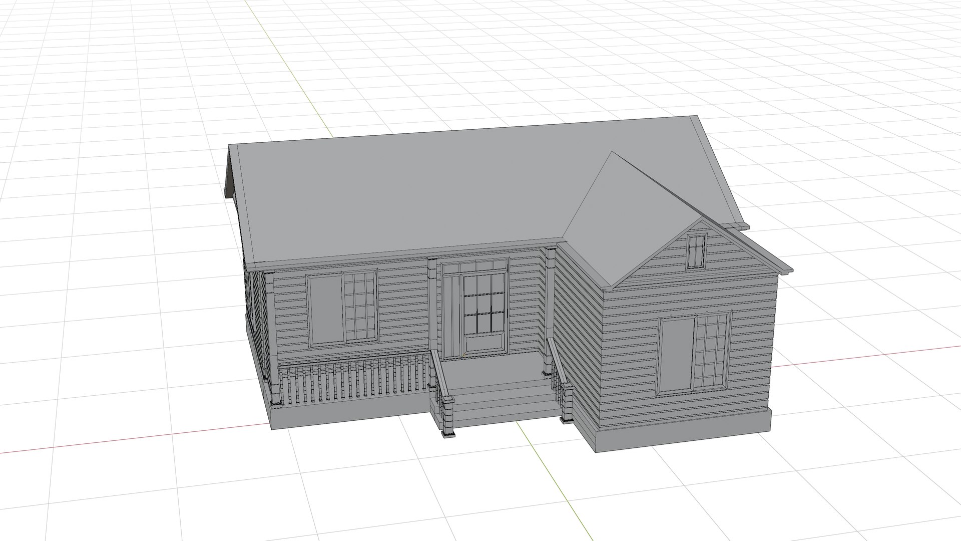 3D Simple House 004 Model - TurboSquid 2116165