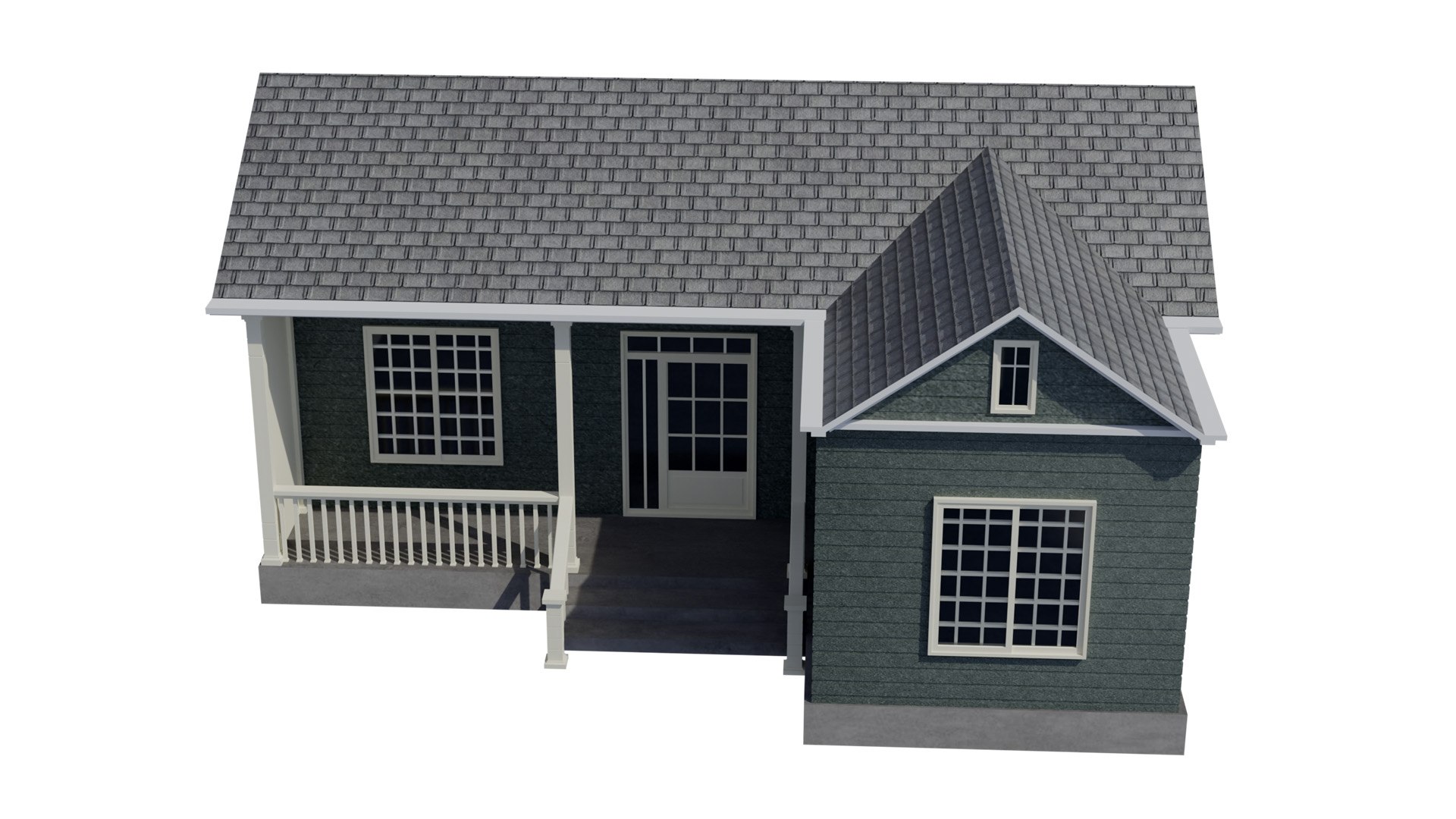 3D Simple House 004 Model - TurboSquid 2116165