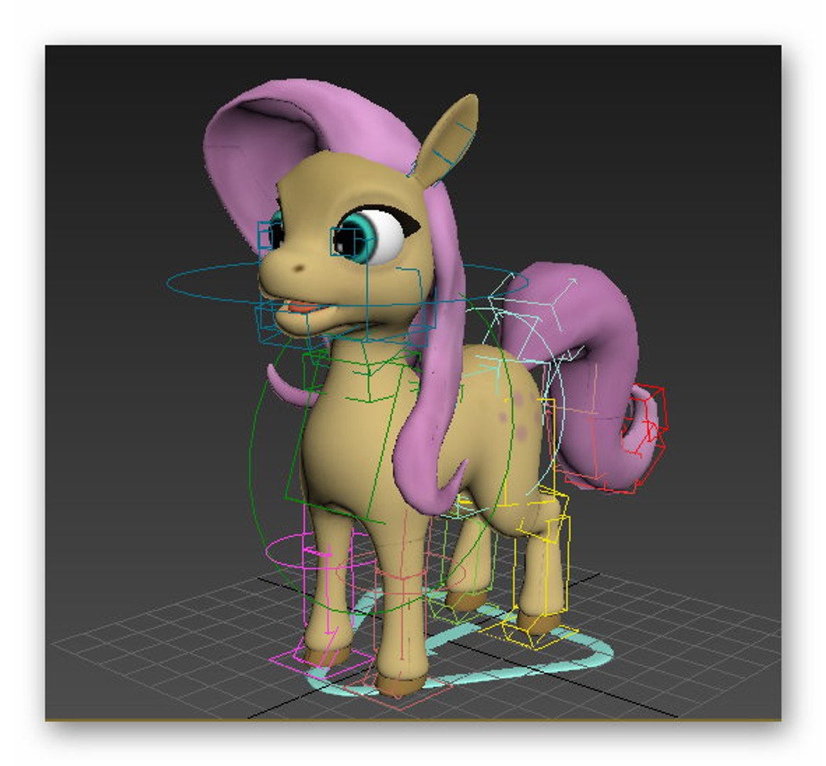 Cartoon Ponies 3D Model - TurboSquid 1679015
