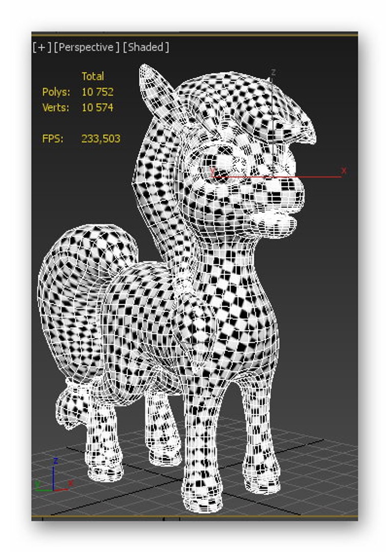 Cartoon Ponies 3D Model - TurboSquid 1679015