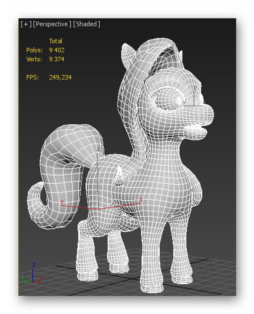 Cartoon Ponies 3D Model - TurboSquid 1679015