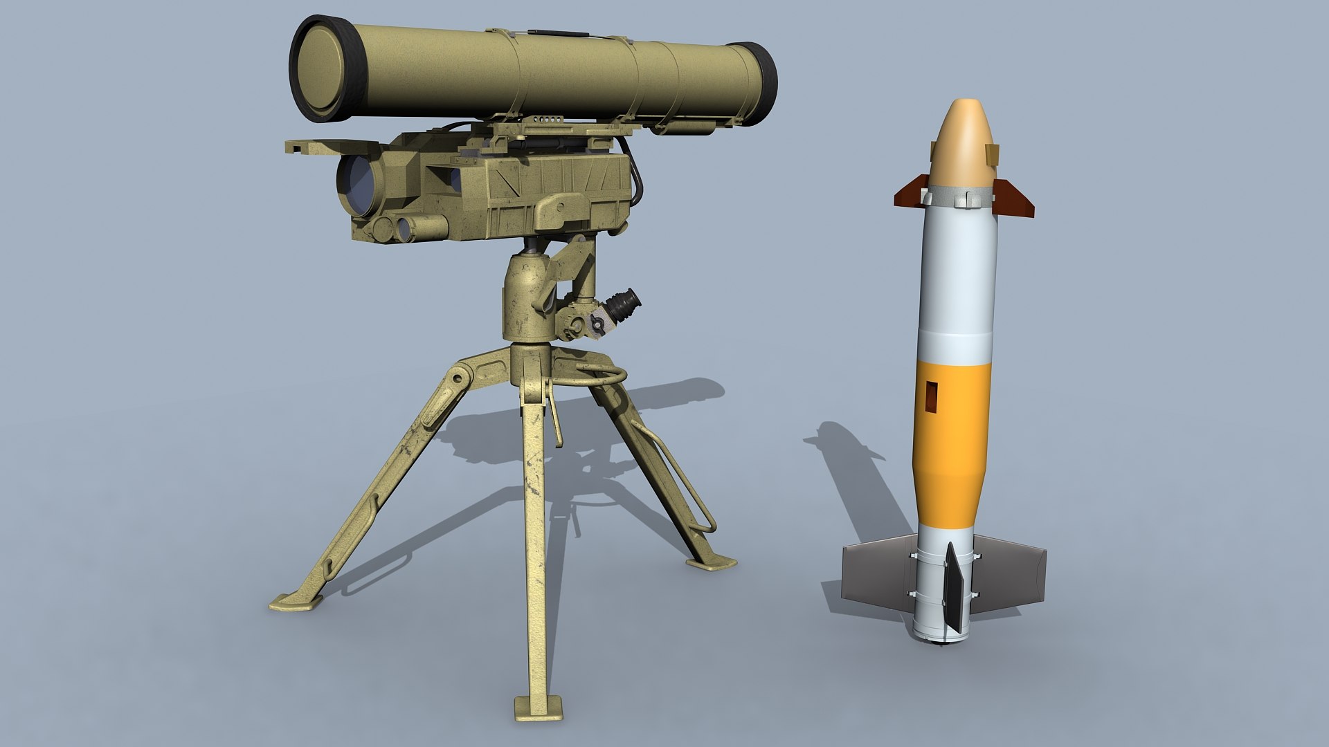 Kornet Guided Missile Atgm 3ds