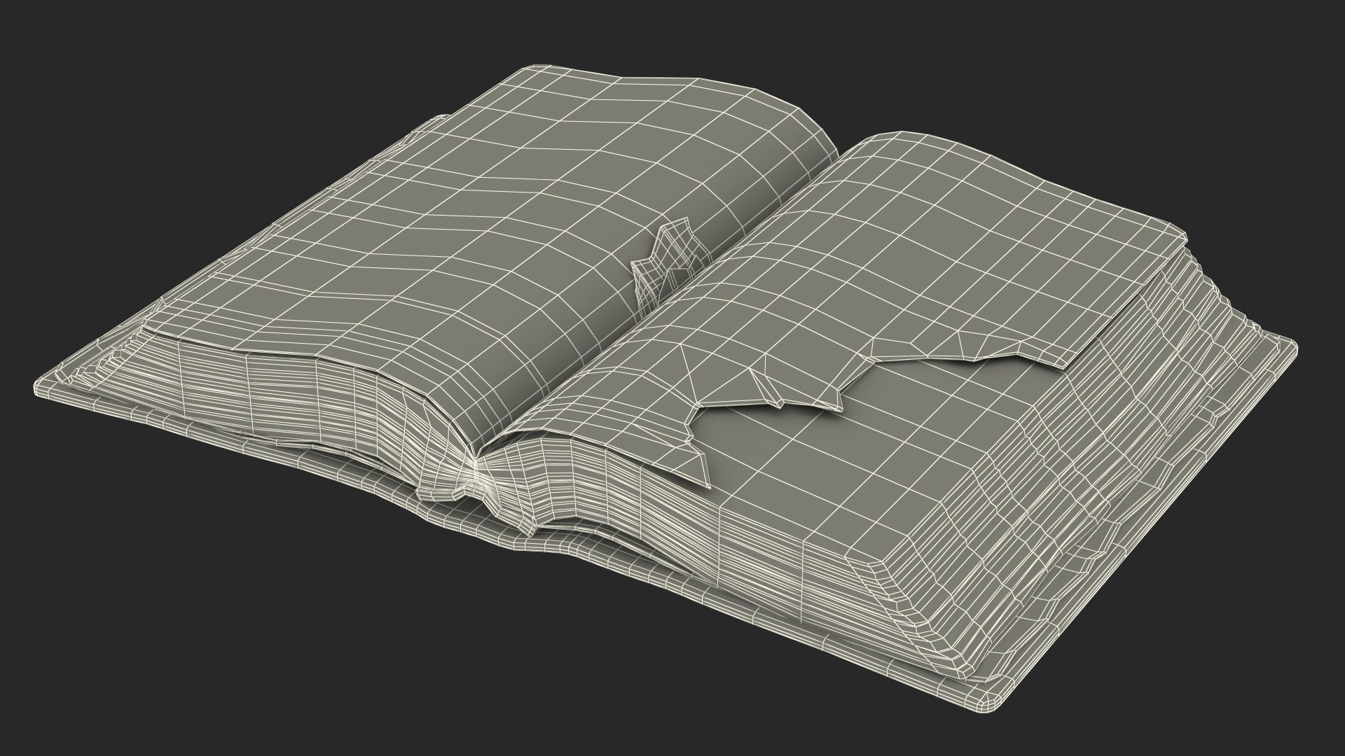 Very Old Open Book 3D model - TurboSquid 2006157
