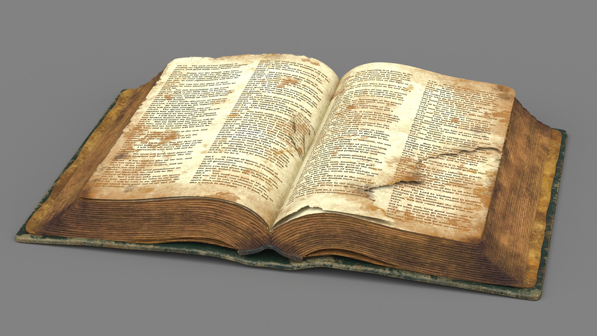 Very Old Open Book 3D Model - TurboSquid 2006157