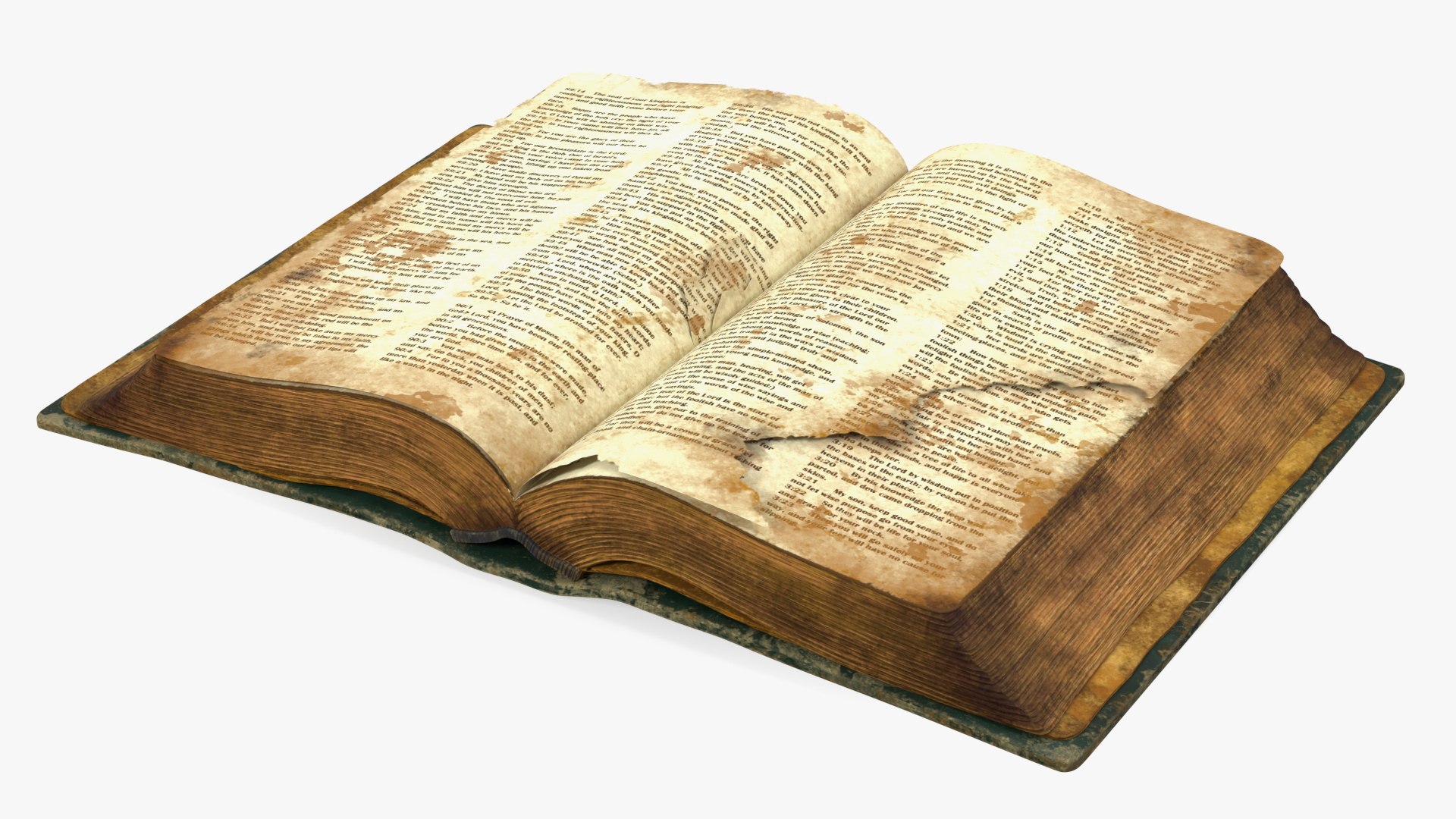 Very Old Open Book 3D Model - TurboSquid 2006157