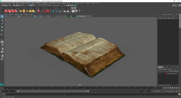 Very Old Open Book 3D model - TurboSquid 2006157